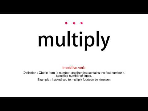 How to pronounce multiply - Vocab Today