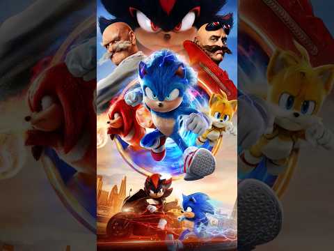 Sonic 3 Movie Poster #sonic #gaming #shorts #movie