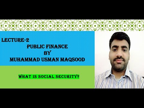 What is Social Security ? Role of Social Security in Pakistan