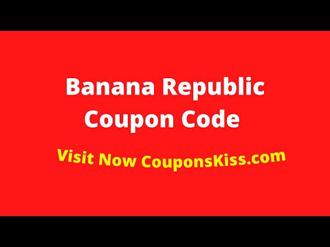 Banana Republic Promo Code 2024 | How to Enter Banana Republic Coupon Code [CouponsKiss.com]