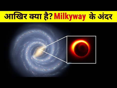Center of Milky way galaxy : What is there? in hindi