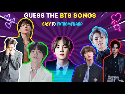 GUESS THE BTS SONGS (VERY EASY FOR ARMY) | KPOP GAMES 2024
