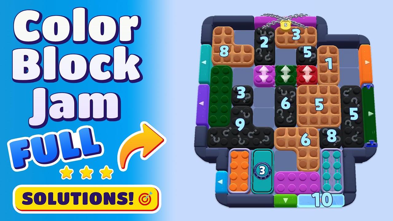 Color Block Jam Level 1407 (1408) | Complete Walkthrough & Solutions! 🚧