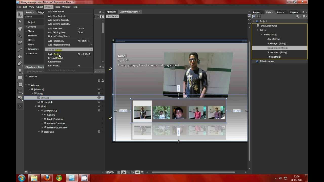 WPF Application using Microsoft Expression Blend