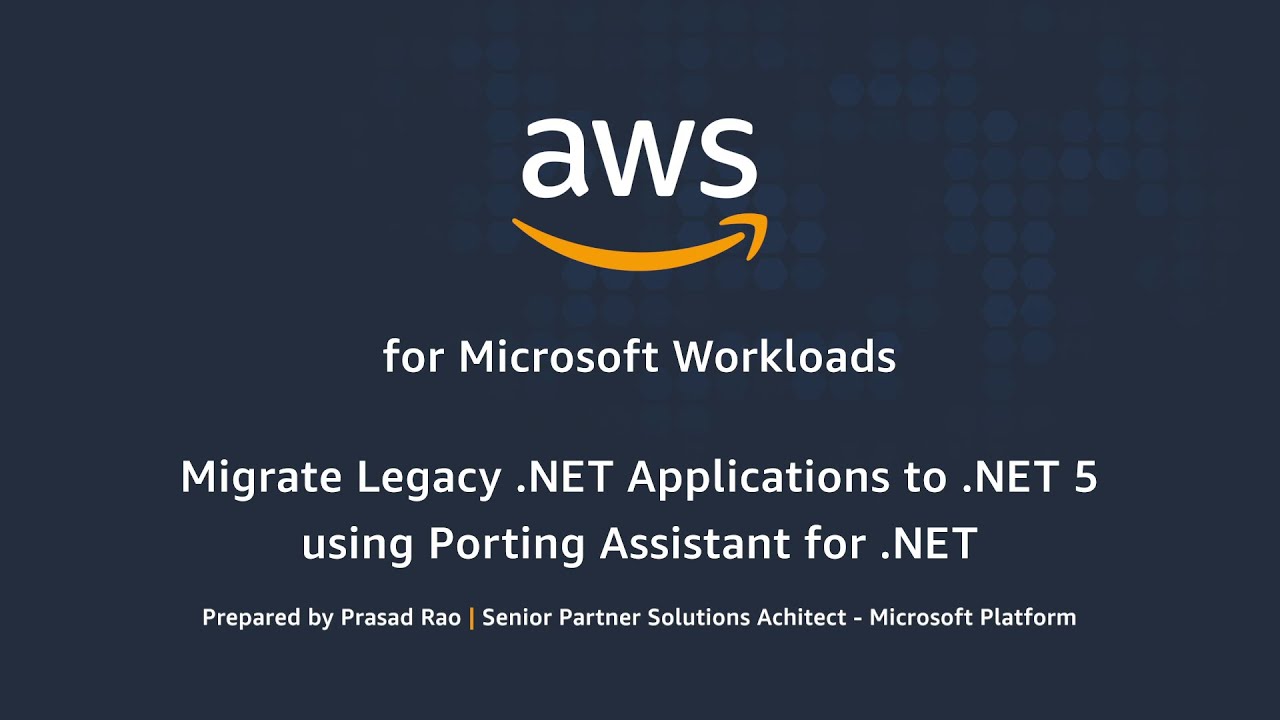 Migrating a Legacy .NET Framework Application to .NET 5 Using Porting Assistant for .NET