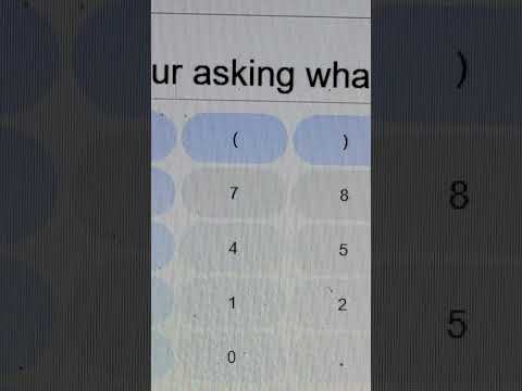 Calc is so mean (slang for calculator)