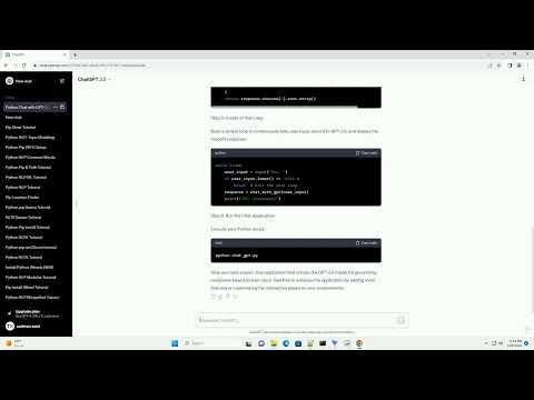 python chat gpt module