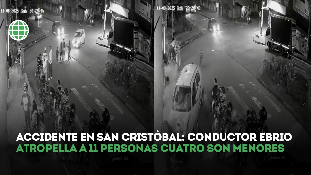 Tragedy in Bogotá: serious accident in San Cristóbal leaves 11 injured, including several children