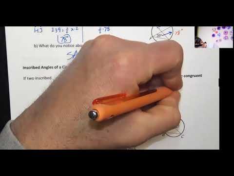 10 4 & 10 5 Inscribed Angles and other Angles Related to Circles