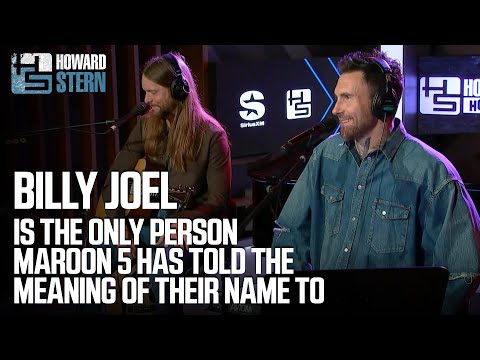 Adam Levine Revealed the Secret Behind Maroon 5’s Band Name to Billy Joel