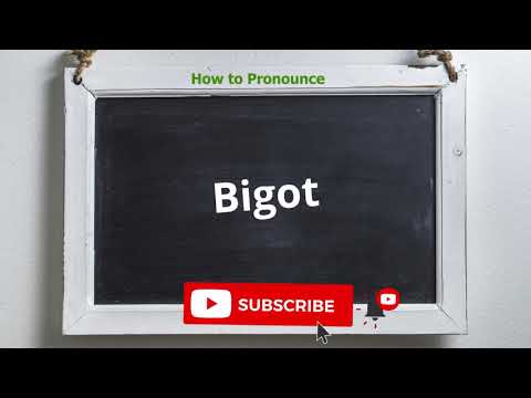 How to pronounce Bigot | Meaning of Bigot