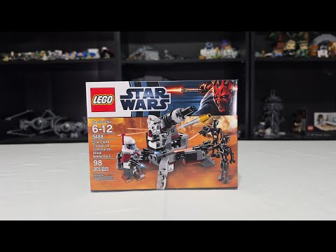 LEGO Star Wars #9488 Elite Clone Trooper & Commando Droid Battle Pack Unsponsored Review! (2012)