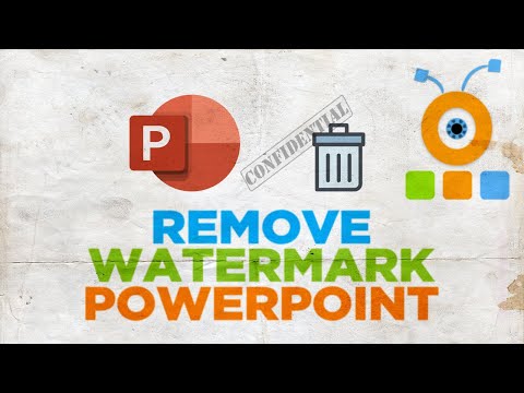 How to Remove Watermark from PowerPoint Document