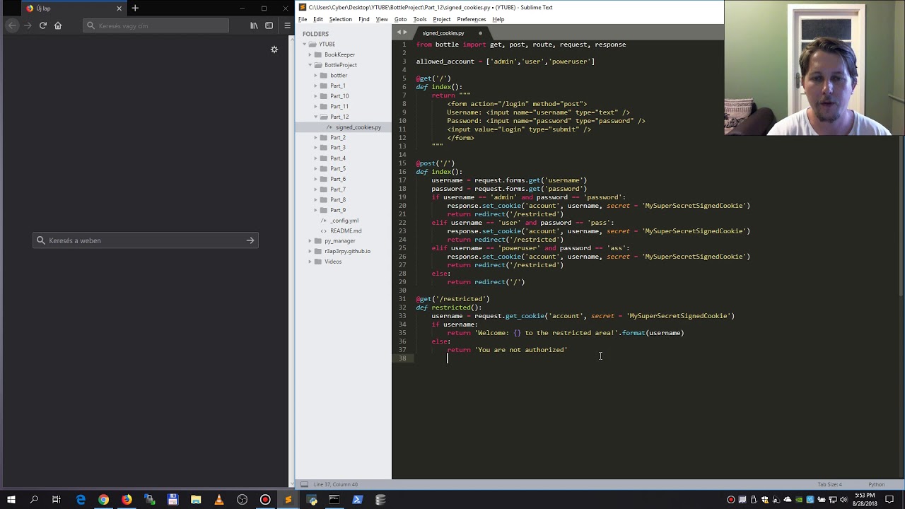 Python - Bottle - Part 12