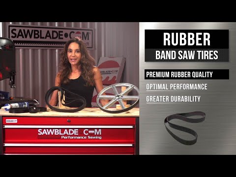 Rubber Band Saw Tires - Product Overview by sawblade.com