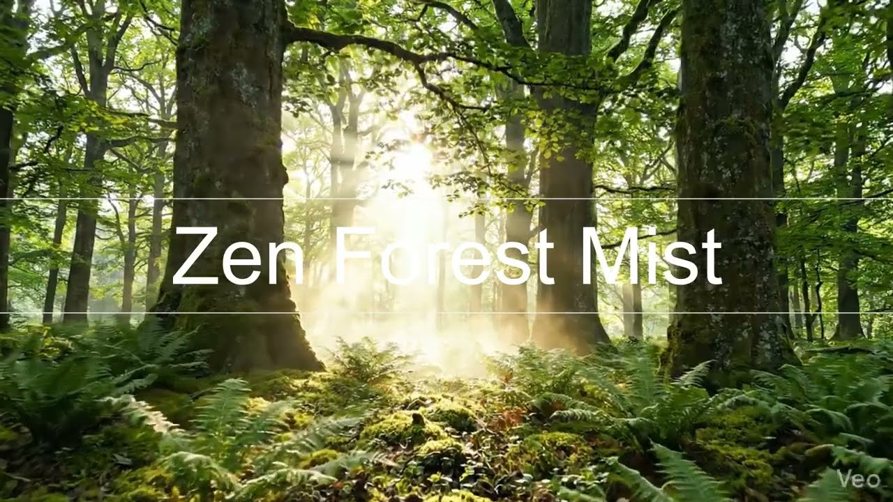 Zen Forest Mist 🌿 | 4K Animated Wallpaper (8s Seamless Loop) | Calm Nature Ambience