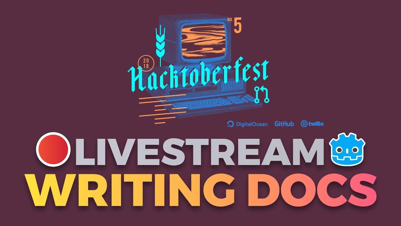 Contributing to Godot Docs for Hacktoberfest (Livestream)