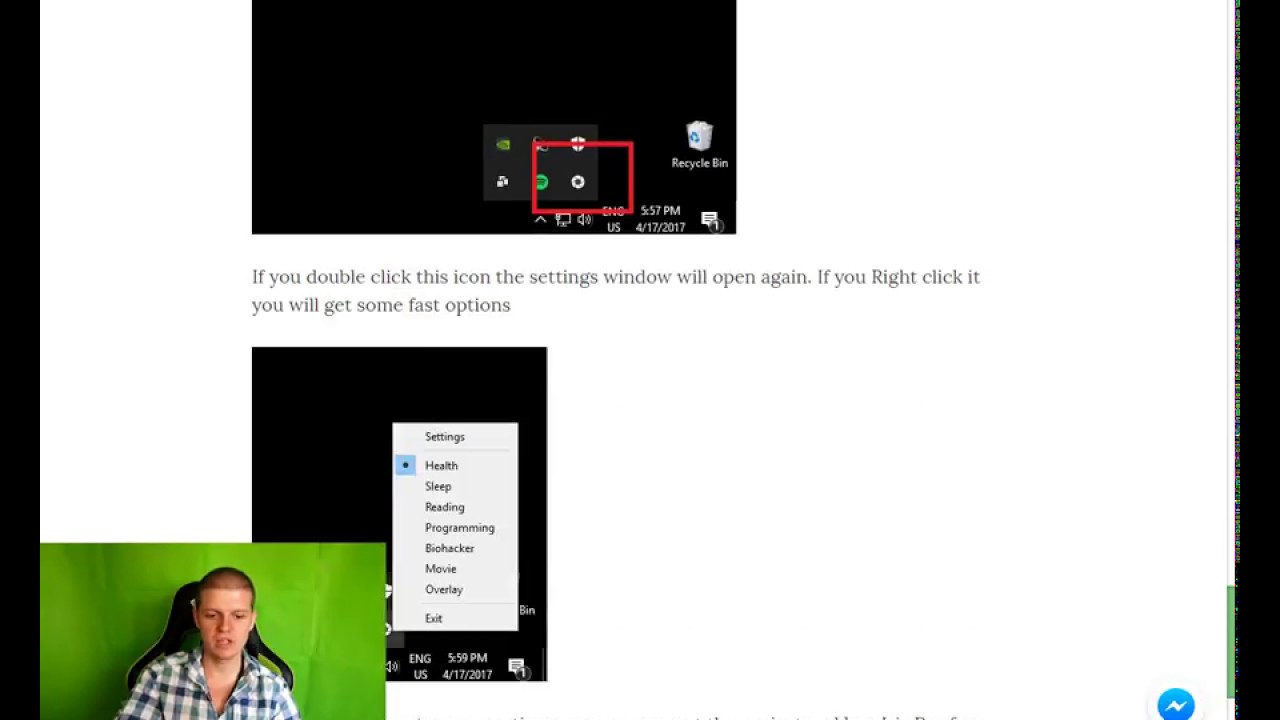 How to install Blue light filter on Windows 10