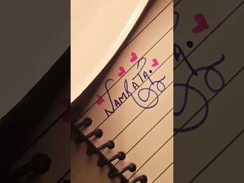 How to write💕 N... | Namrata Name❣️ Status💕 #calligraphy #ytshorts #shorts