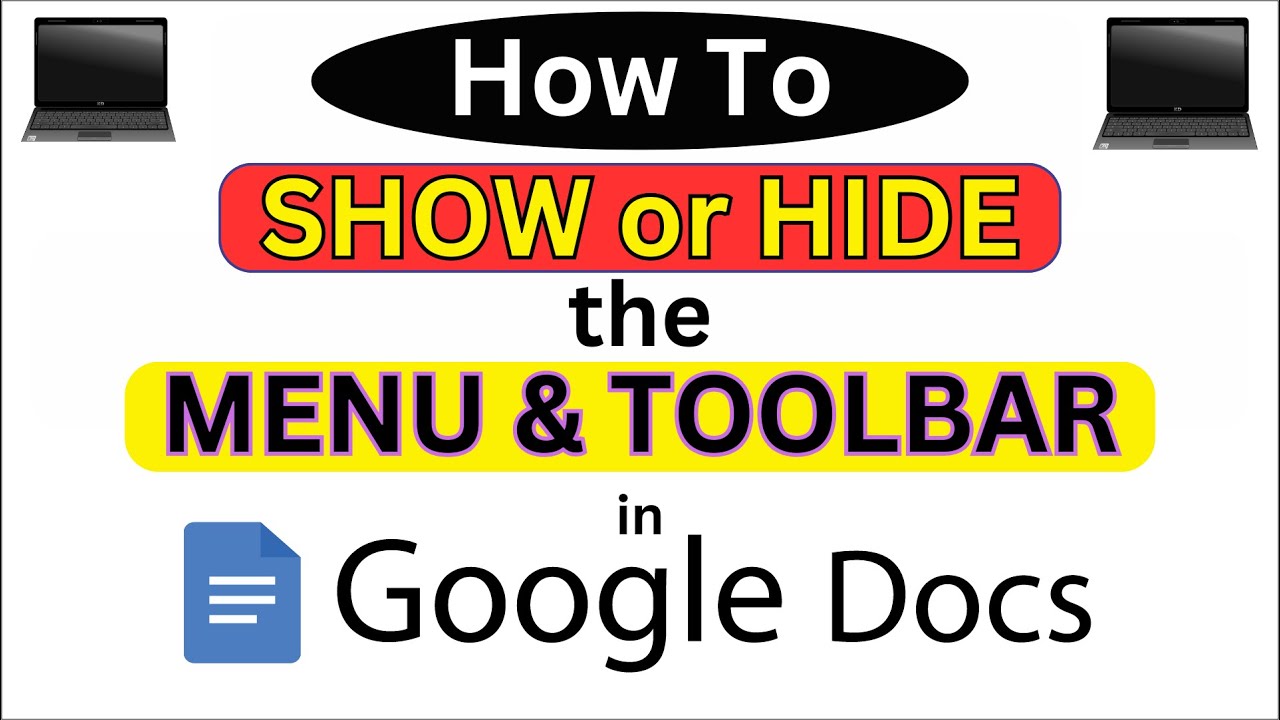 How to Show or Hide the Menu and Toolbar in Google Docs | Step-by-Step PC Tutorial