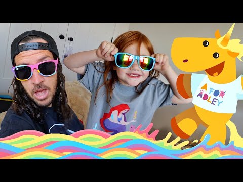 ADLEY STORE is OPEN!! new Unicorn and Rainbow shirts for YOU! pretend play store with real website!
