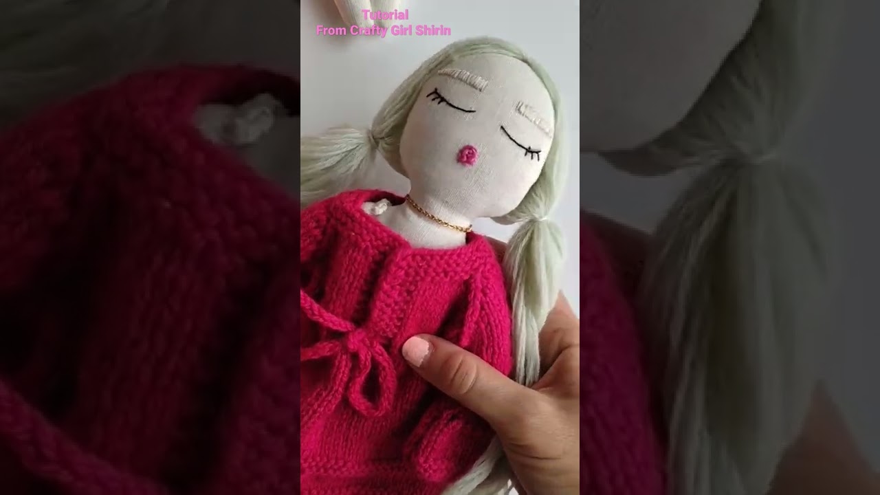 Gorgeous Rag Dolls! For the Tutorial and Free Pattern Click the Link in description#shorts #short