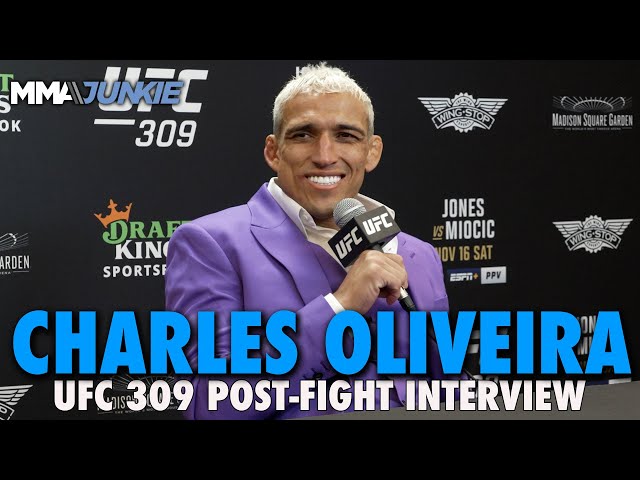 Charles Oliveira issues statement on referee ignoring Michael Chandler ...