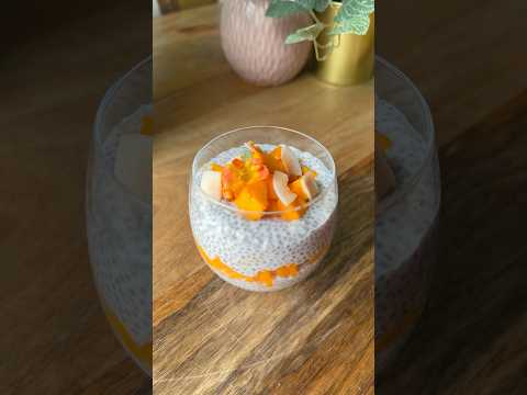 Mango Coconut Chia Pudding| Ep 31-Healthy Dessert Series #recipe #healthydesserts #chiapudding