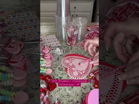 Easy DIY Student and Classroom Valentine Gift! đź’• #shorts