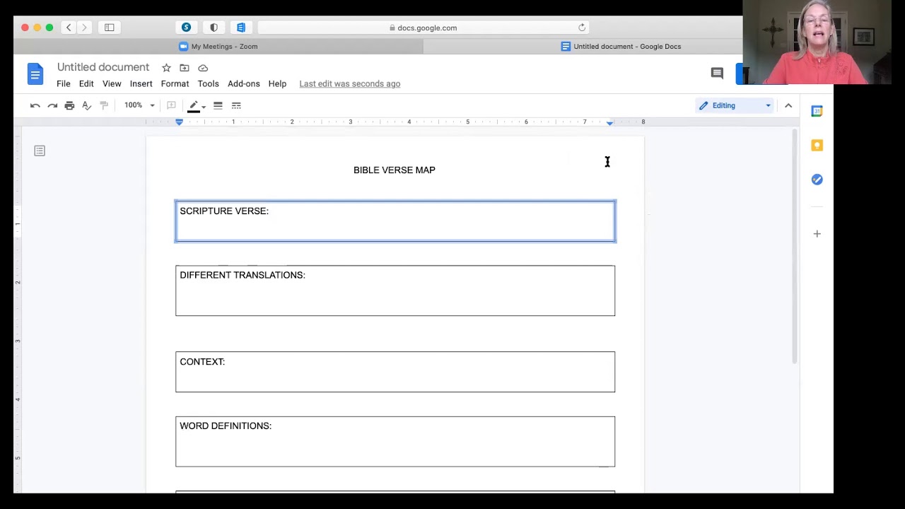 How to Create a Verse Map Template