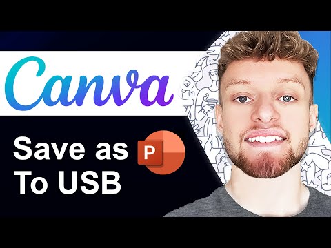 How To Save Canva Presentation as PowerPoint To USB Drive (Step By Step)