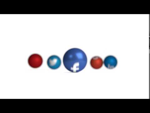 Social Icons Balls Facebook White