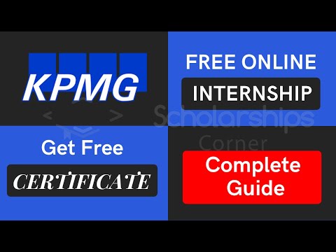 KPMG Online Internship with Free Certificate | KPMG Internship | Data Analytics Virtual Internship