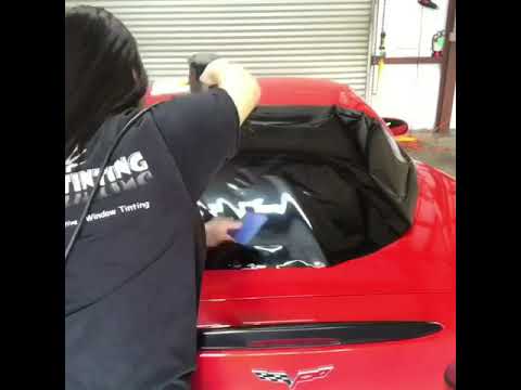 Tinting a Corvette