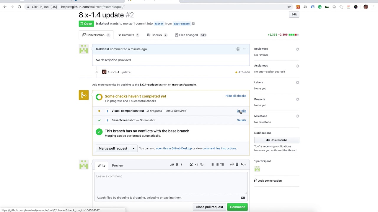 Trakr GitHub app walkthrough