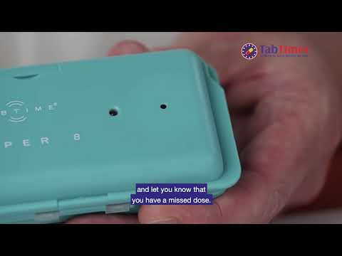 TabTimer TabTime Super 8 - Electronic Pill box