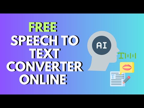 Speech To Text Converter Online Free - How can I convert speech-to-text?