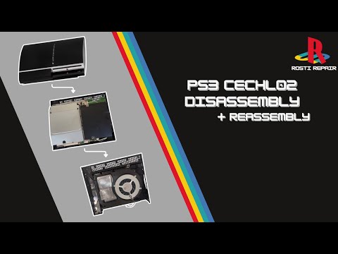 PS3 Fat CECHL02 Disassembly and Reassembly Guide