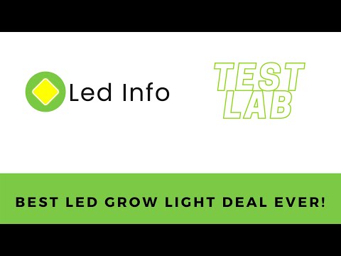The Absolute Best LED Grow light Deal Ever. On Amazon Now Cheap!!