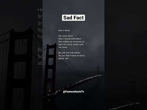 A Sad Girl Fact #love #soulmate #facts