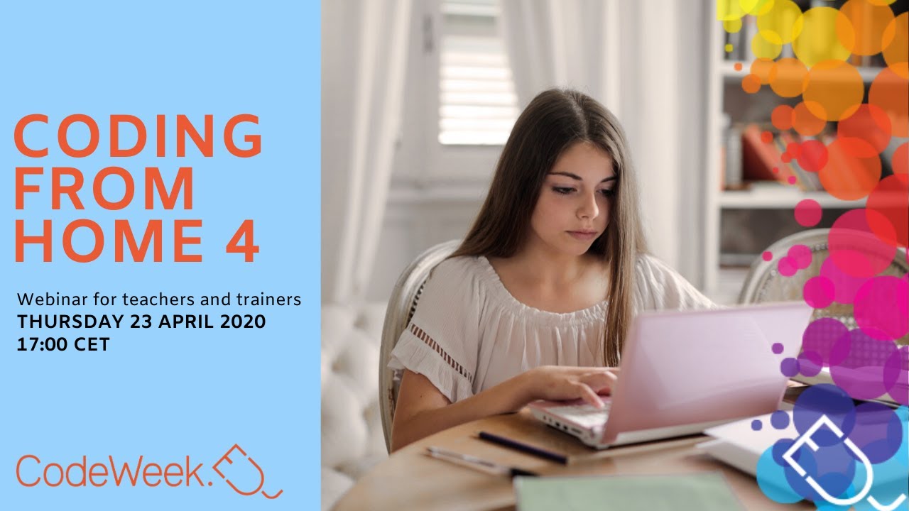 EU Code Week Webinar: Coding from home 4