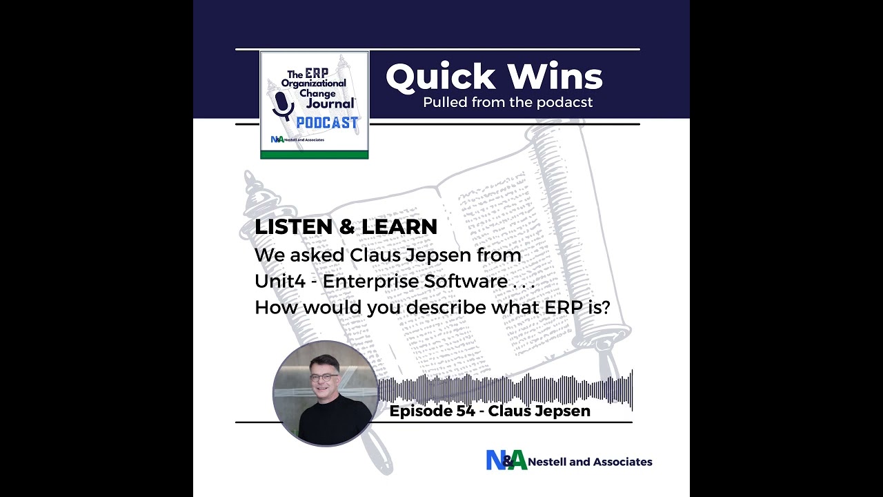 Claus Jepsen Unit4 -  Claus Defines ERP