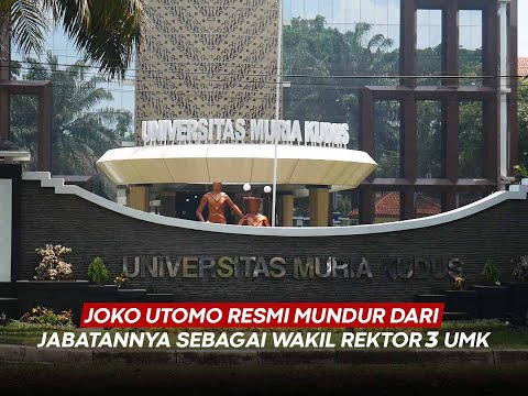 Joko Utomo Resmi Mundur dari Jabatannya Sebagai Wakil Rektor 3 UMK