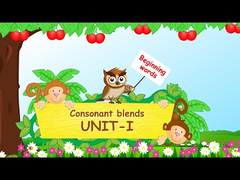 Consonant blends | Consonant blends beginning word 'sh, ch, sl, st, sm and sk