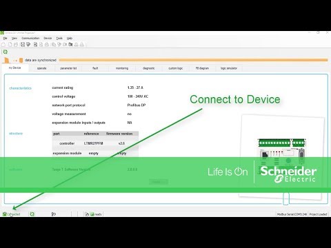 How to check the Fault status of TeSys T using SoMove