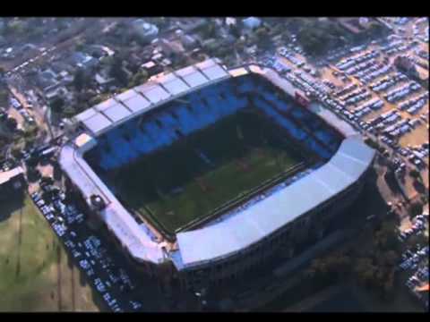 Aerial view of Loftus from a helicopter before the Super Rugby semi-final