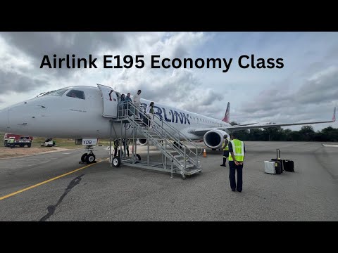 Airlink E195 Economy Class Review (Cape Town CPT to Skukuza SZK)