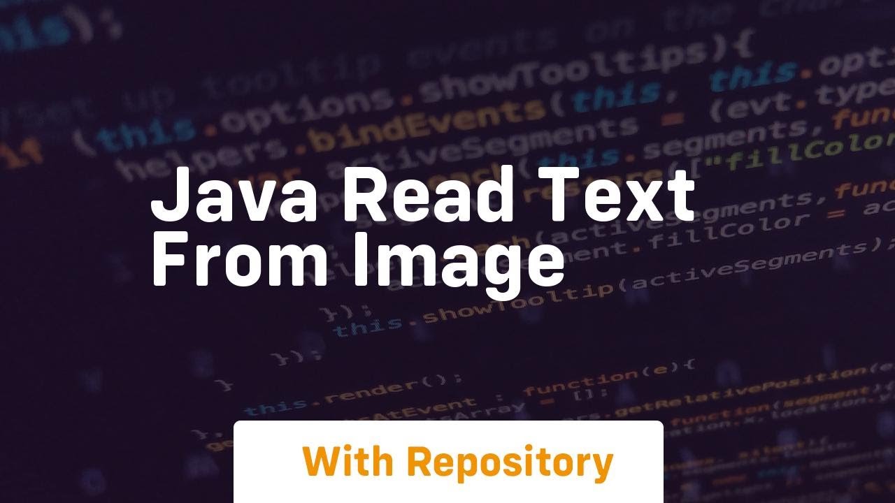 java read text from image
