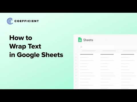 How to Make Text Fit in Google Sheets: Wrap Text in Google Sheets