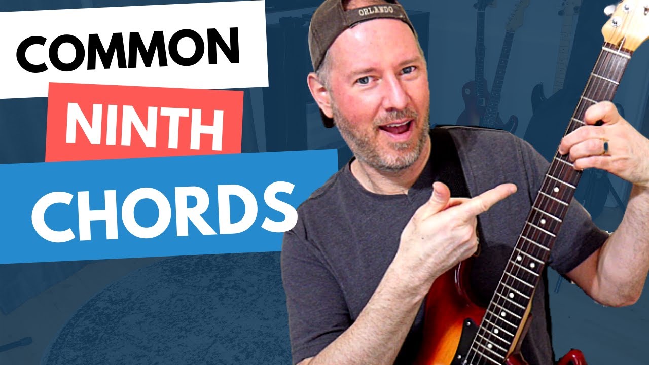 Common Ninth Chords on Guitar - PlayGuitarAcademy.com